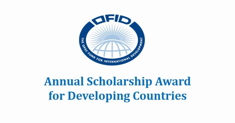 OFID Annual Scholarship Award 2017 - Youth Opportunities