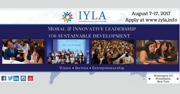 The International Young Leaders Assembly (IYLA) 2017 in USA - Youth ...
