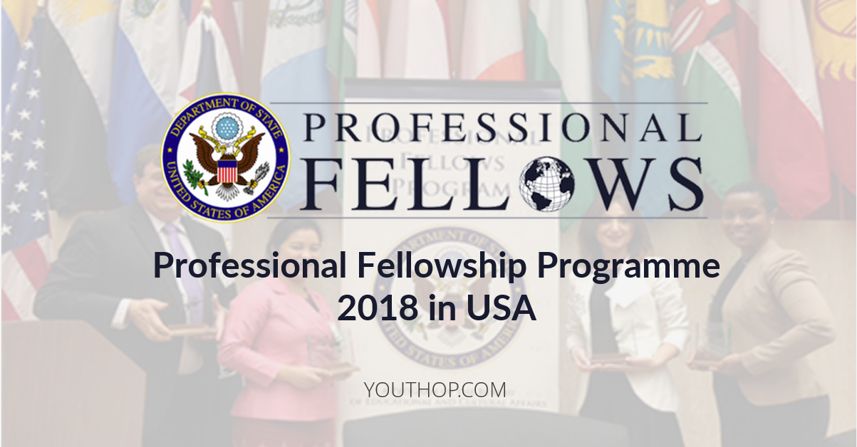 Professional Fellowship Programme 2018 in USA for The African - Youth ...