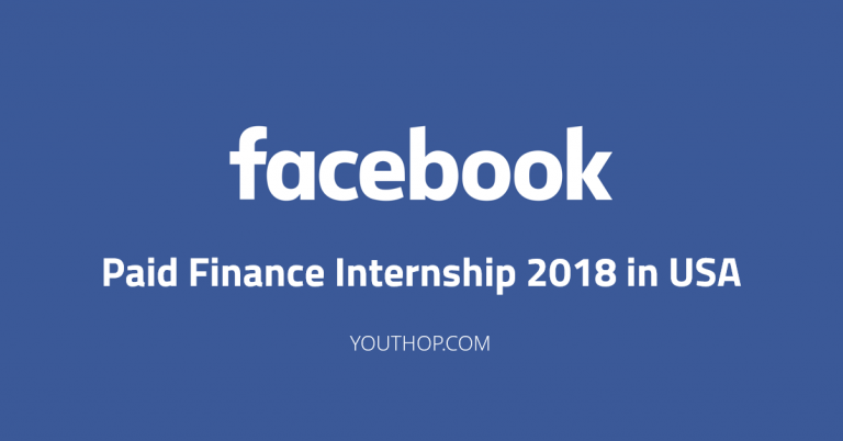 Paid Finance Internship 2018 at Facebook in USA - Youth Opportunities