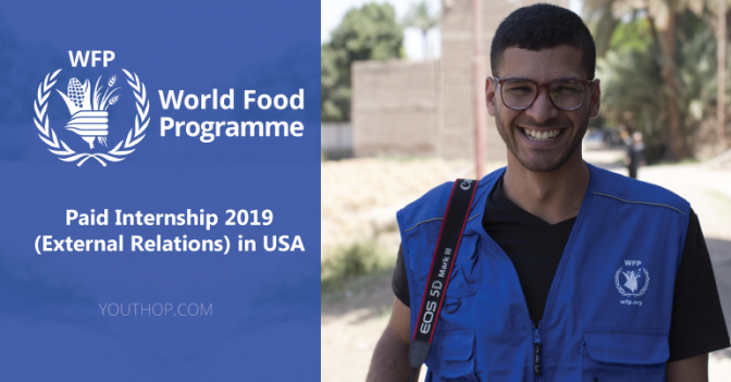 World Food Programme- WFP Internship 2019 (External Relations) in USA