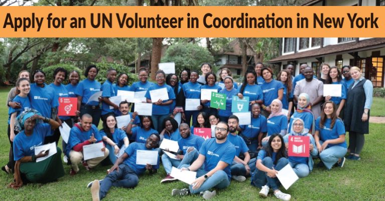 Become an UN Volunteer in Coordination, New York