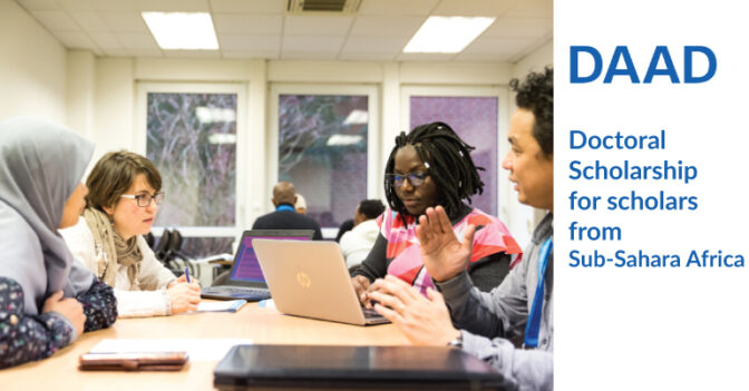 Apply for the DAAD Scholarship 2021 for Scholars from Sub-Sahara Africa