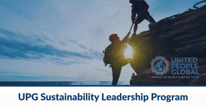 UPG Sustainability Leadership Program 2022