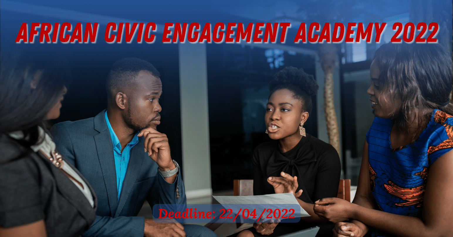 2022 African Civic Engagement Academy Application is Now Open!