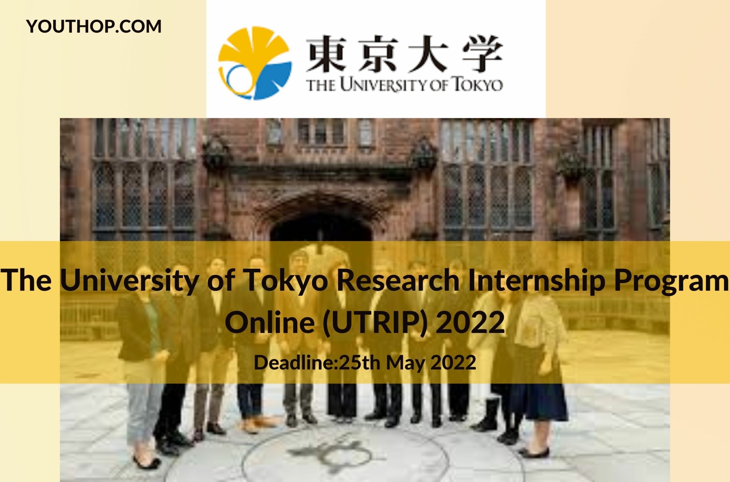 The University of Tokyo Research Internship Program Online (UTRIP) 2022 ... The University of Tokyo Research Internship Program Online (UTRIP) 2022 ...