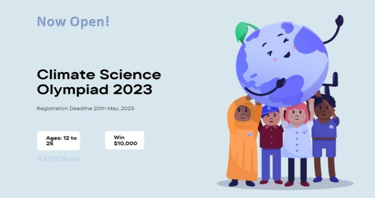 ClimateScience Olympiad 2023 - Youth Opportunities