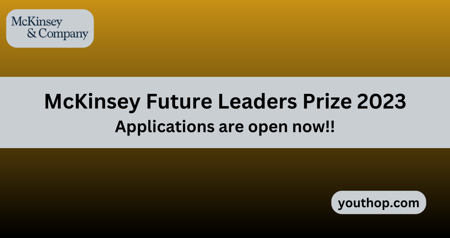 McKinsey Future Leaders Prize 2023 - Youth Opportunities