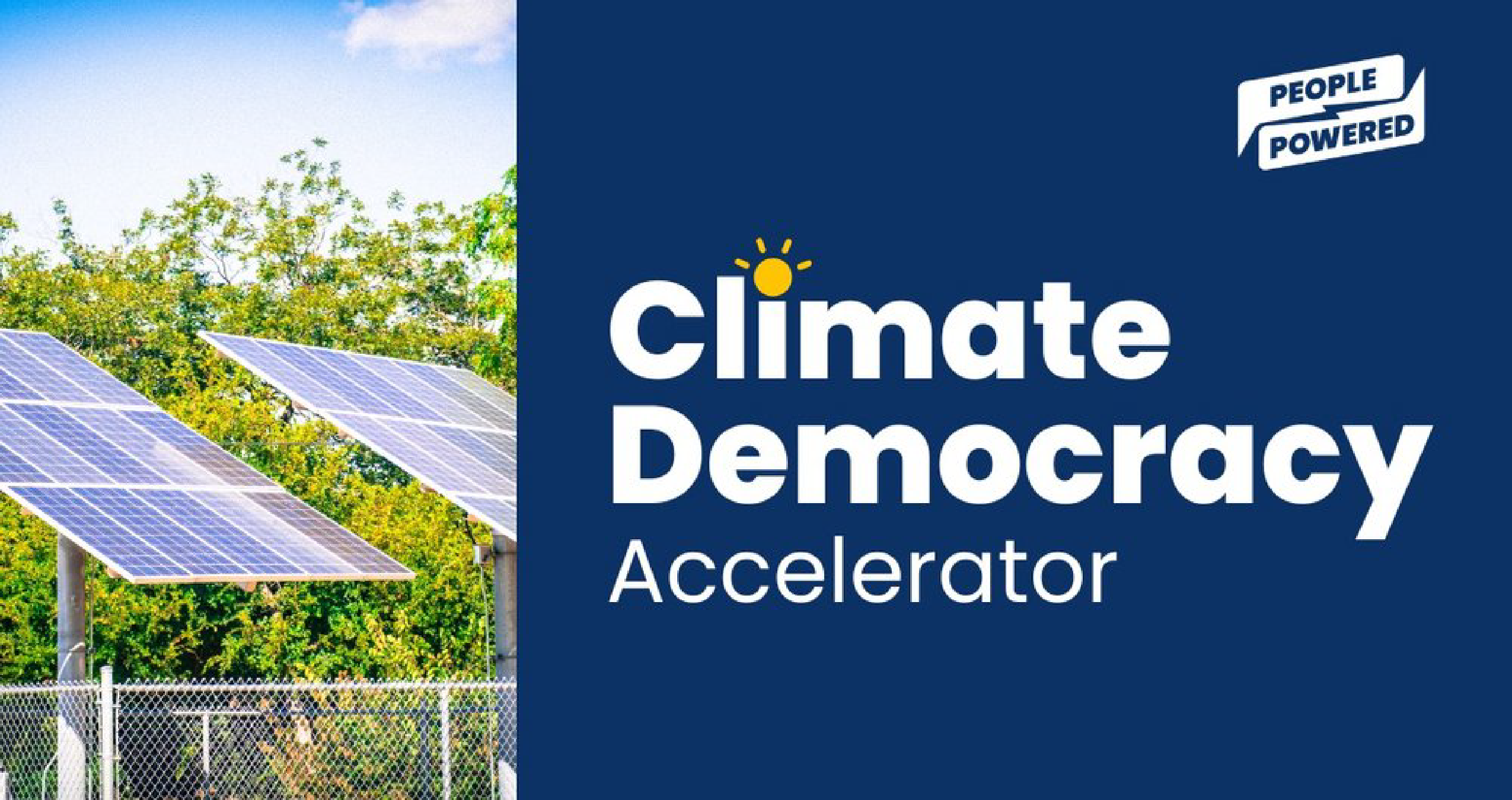 People Powered Climate Democracy Accelerator 2023 - Youth Opportunities