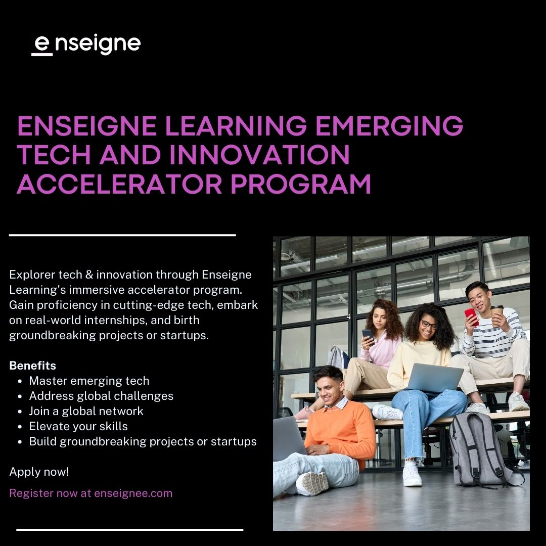 Enseigne Learning Emerging Tech & Innovation Accelerator Program ...