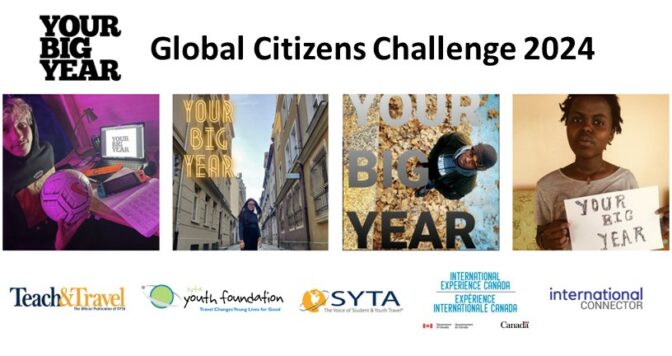 Your Big Year Global Citizens Challenge 2024 - Youth Opportunities