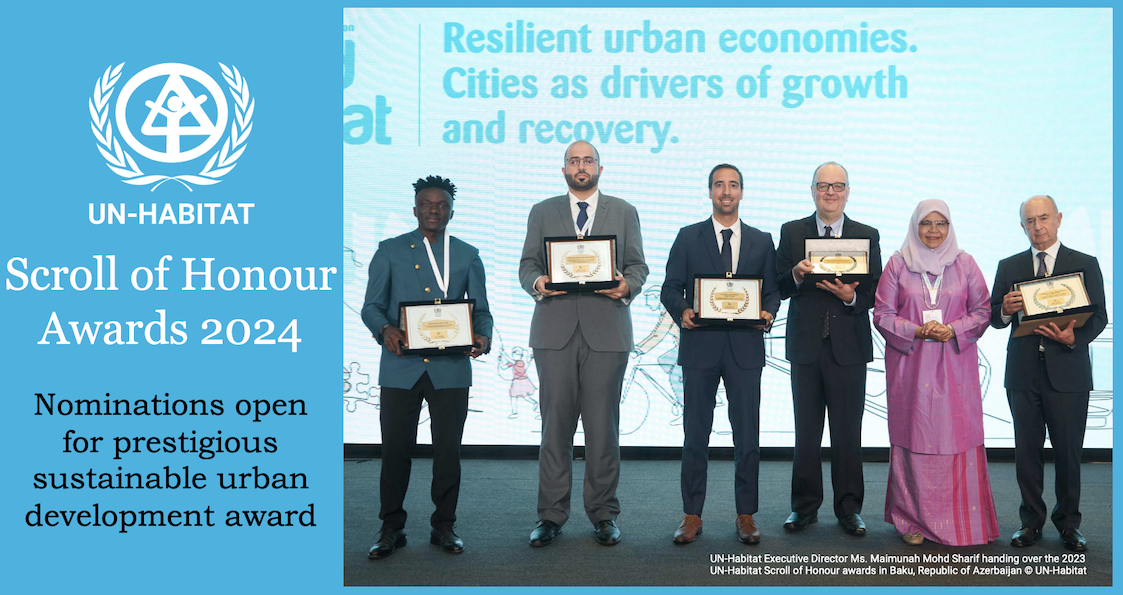 UN-Habitat Scroll of Honour Awards 2024