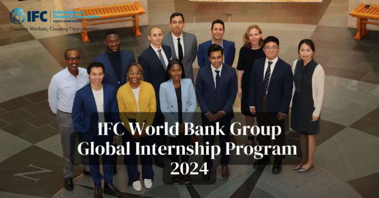IFC World Bank Group Global Internship Program 2024