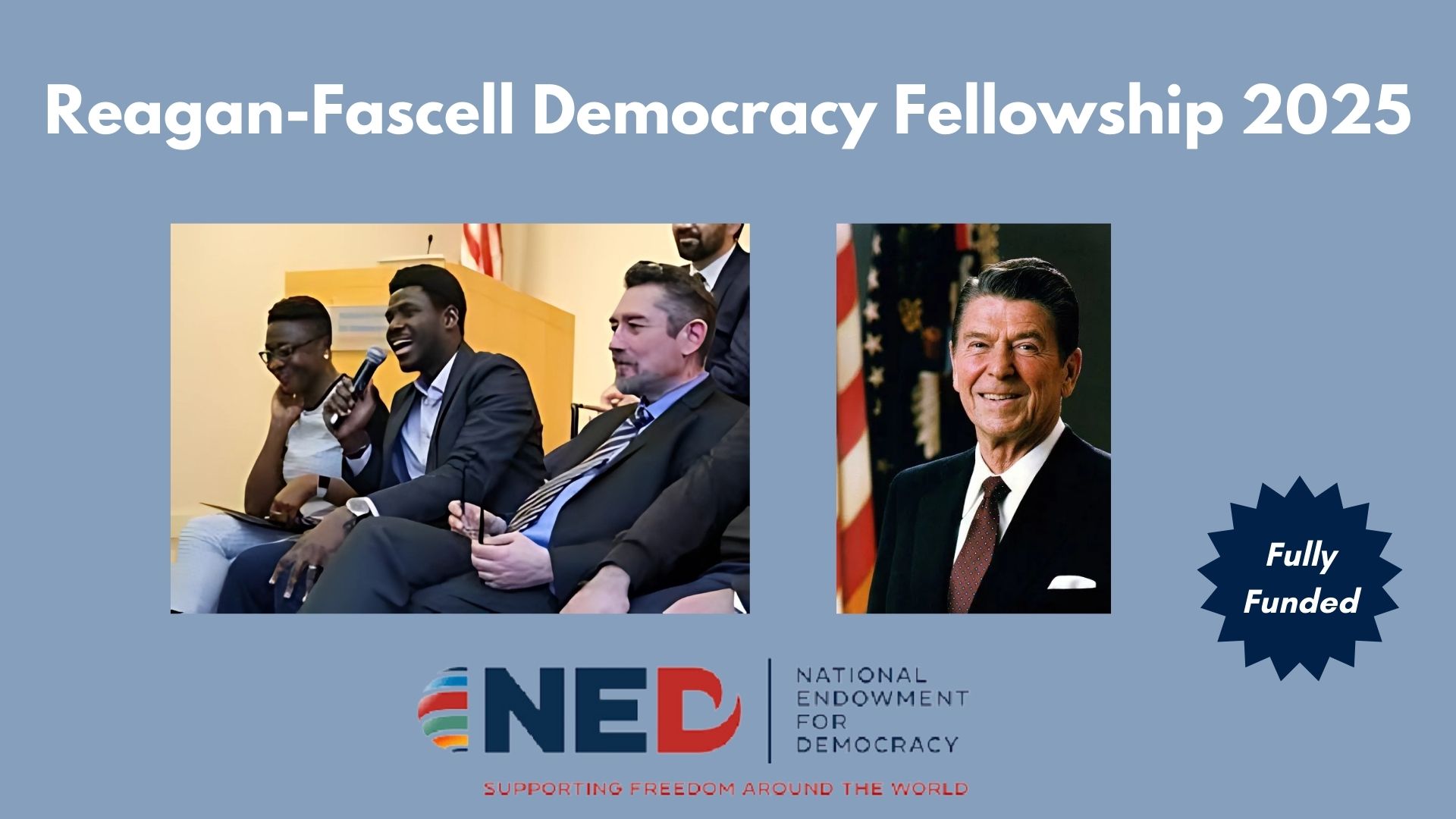 Reagan-Fascell Democracy Fellowship (Fully Funded) (2025) Reagan-Fascell Democracy Fellowship (Fully Funded) (2025)