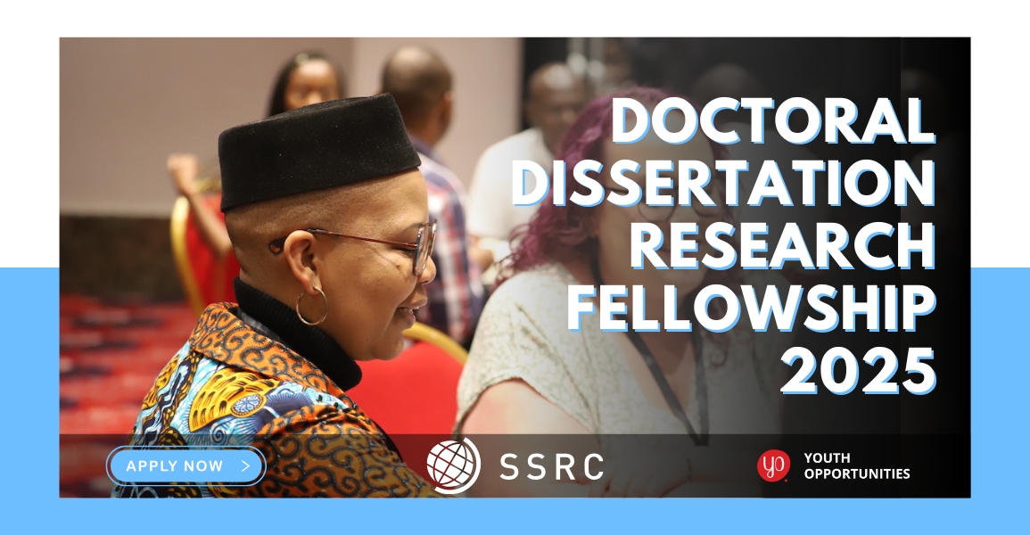 Doctorial Dissertation Research Fellowship-2025 (12-month)