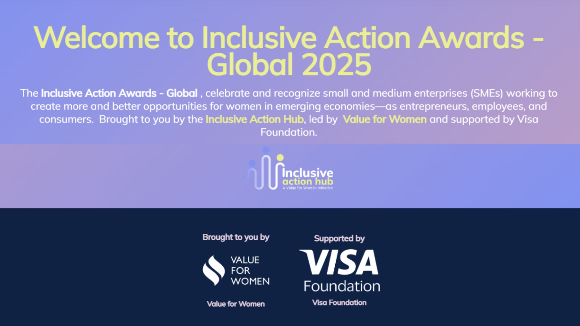 Inclusive Action Awards - Global 2025