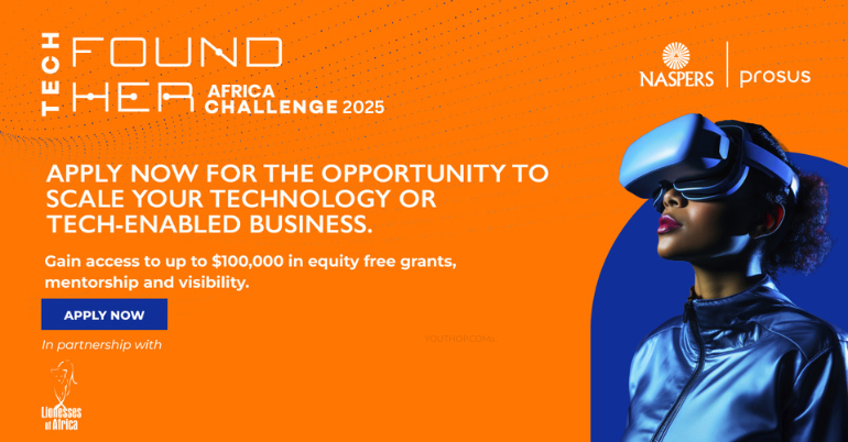 The Tech FoundHER Africa Challenge 2025- Win up to $100,000