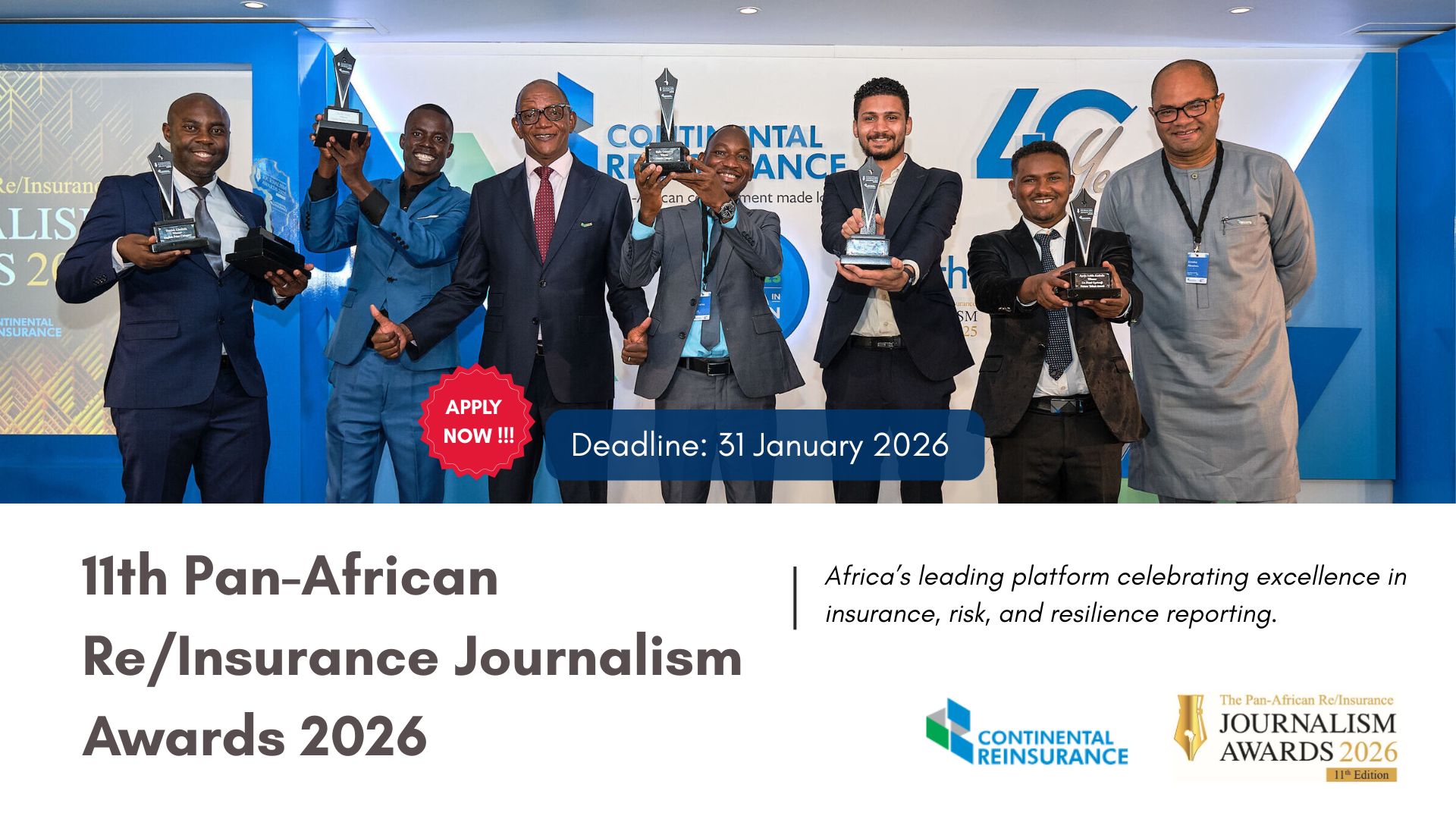 The Continental Reinsurance 11th Pan-African Journalism Awards 2026