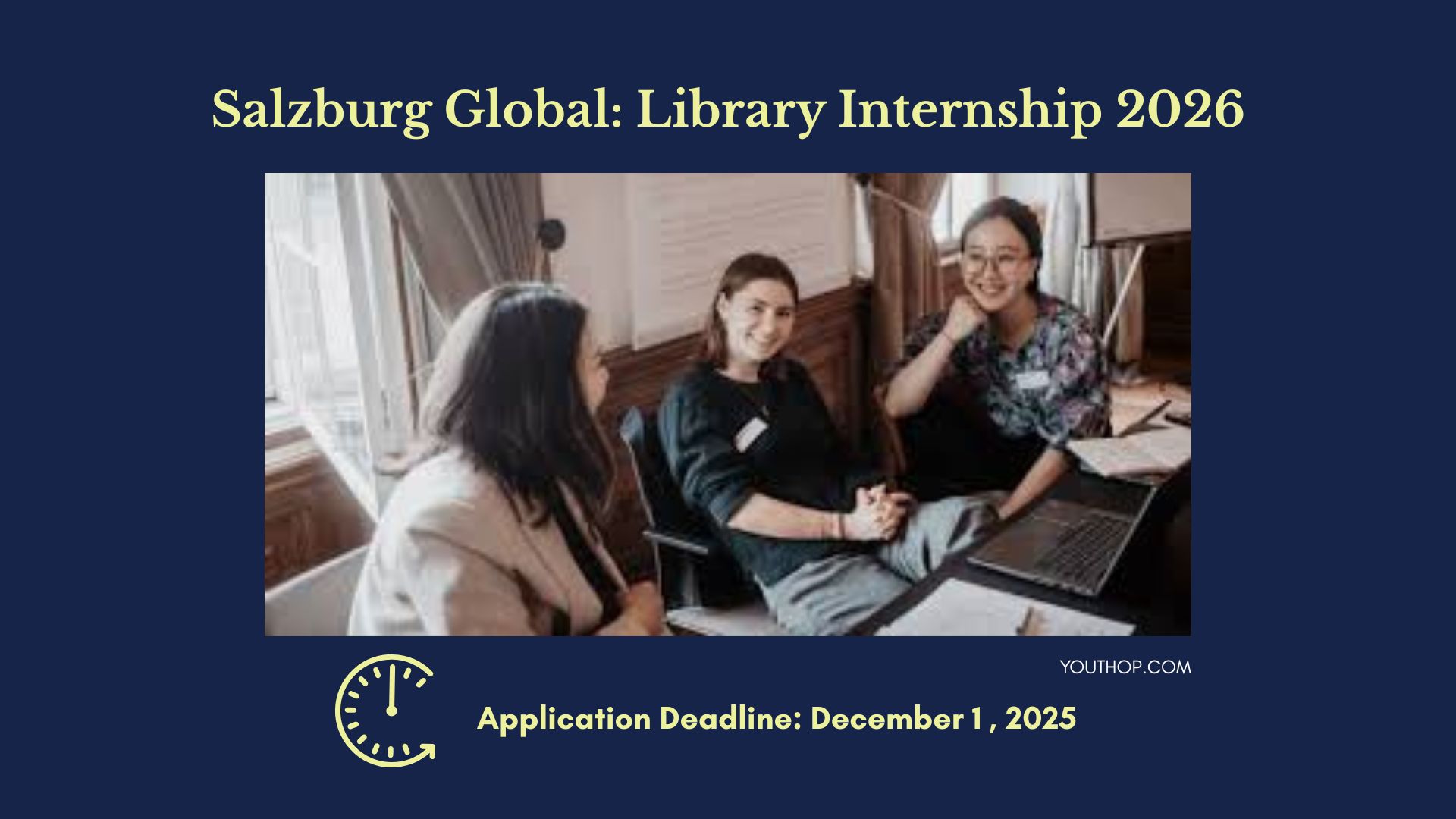 Salzburg Global: Library Internship 2026 - Youth Opportunities