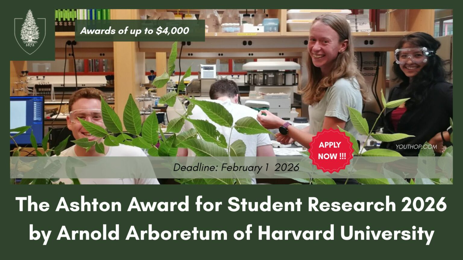 The Harvard Ashton Award for Student Research 2026