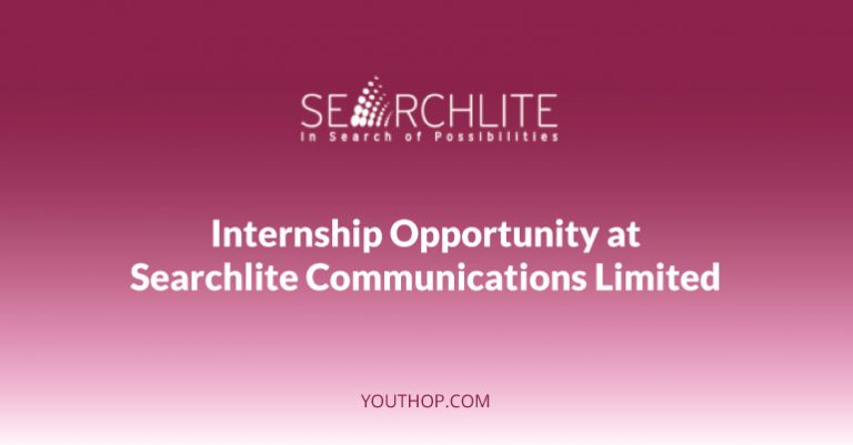 Paid Internship Opportunity 2017 at Searchlite Communications Limited - Bangladesh
