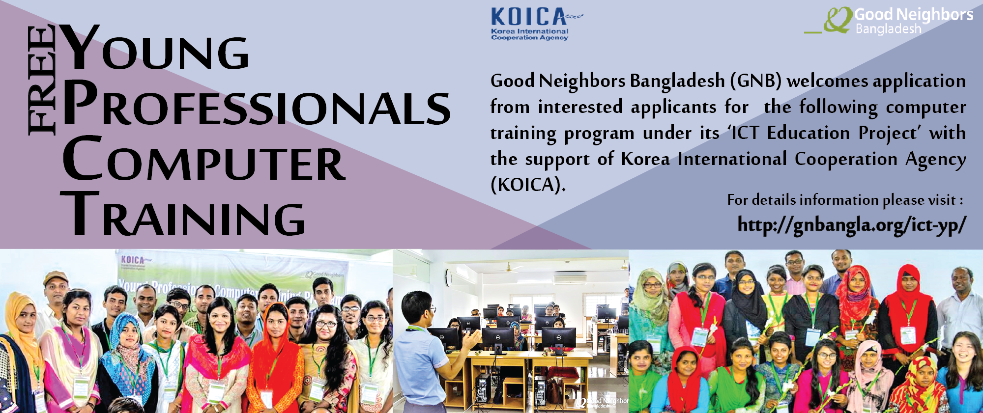 Young Professionals Computer Training Program for Female