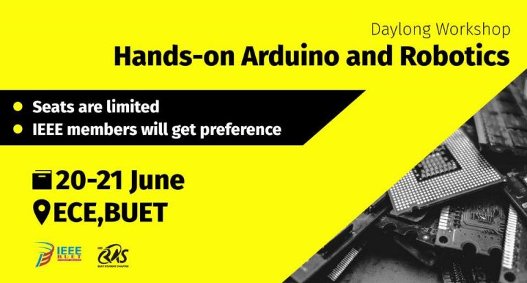 A two-day Hands-on Arduino & Robotics Workshop