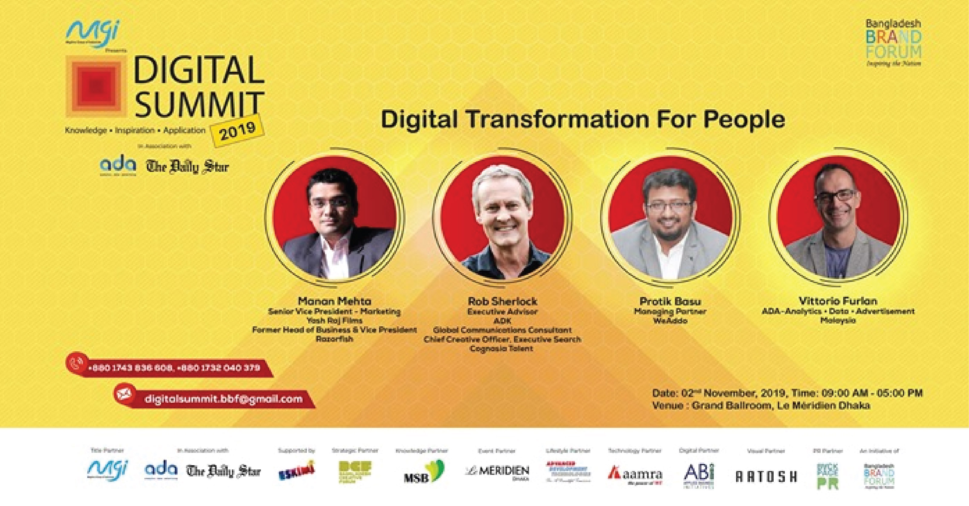 Day-long Conference On 'Digital Summit 2019' Presented by MGI