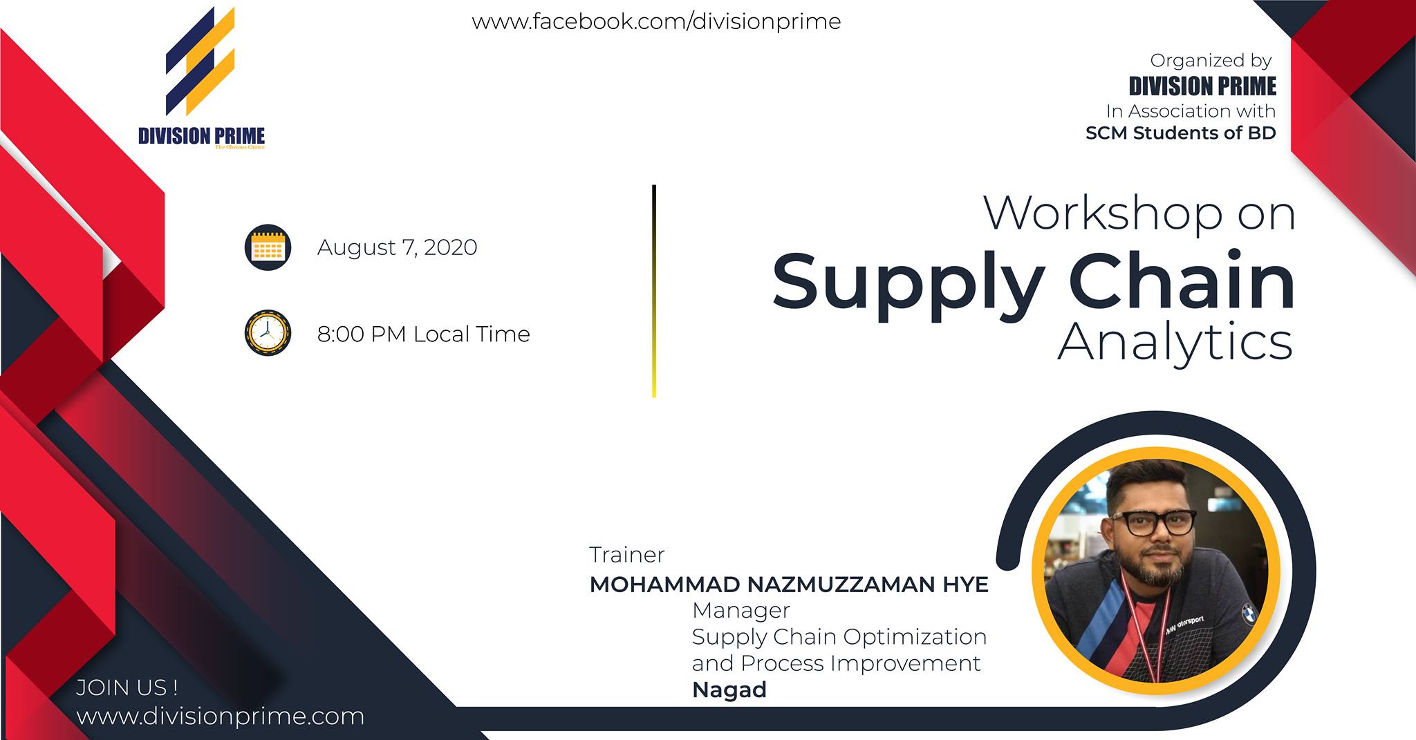 Division Prime presents Workshop on Supply Chain Analytics 2020 ...
