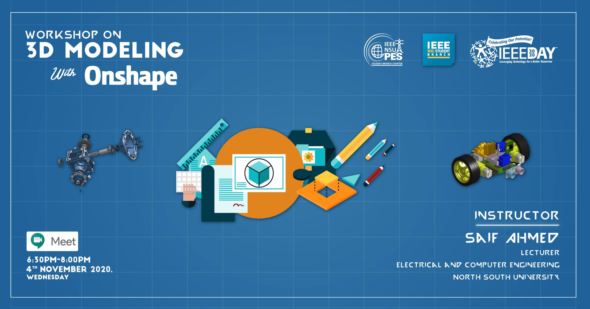 Workshop on 3D Modelling with OnShape 2020 - Bangladesh