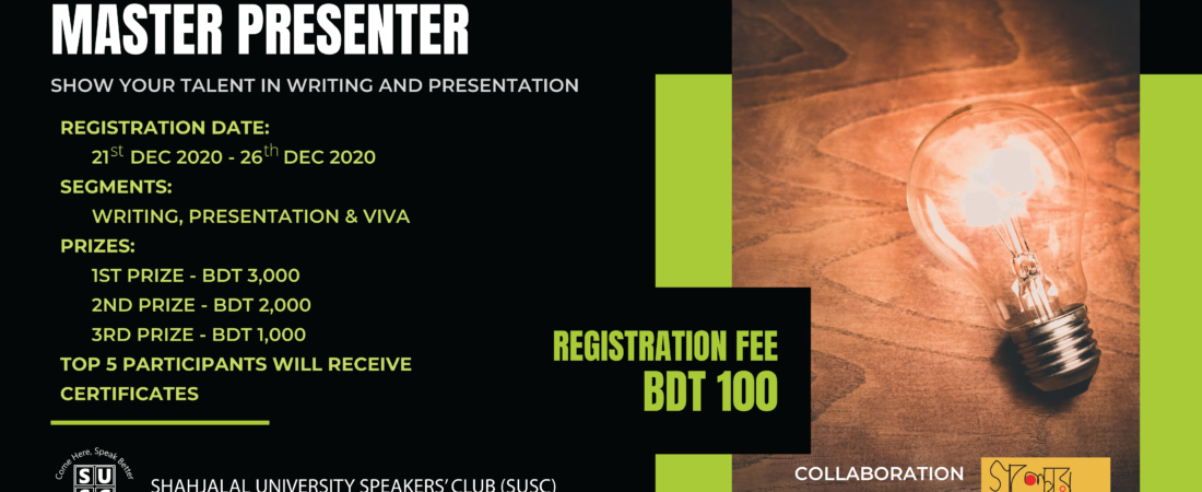 Master Presenter: Online Presentation And Feature Writing Competition ...