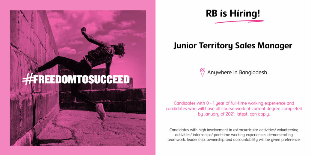 RB Bangladesh is hiring Junior Territory Sales Manager 2020 in Dhaka ...