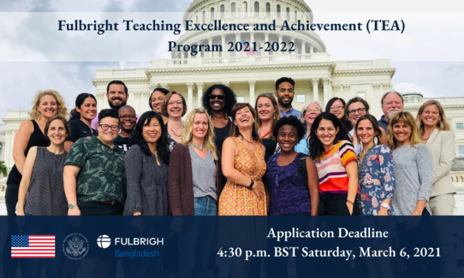 Fulbright Teaching Excellence and Achievement Program 2021 in United ...