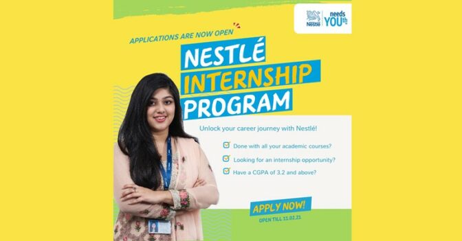 Nestlé Internship Program 2021 in Bangladesh - Bangladesh