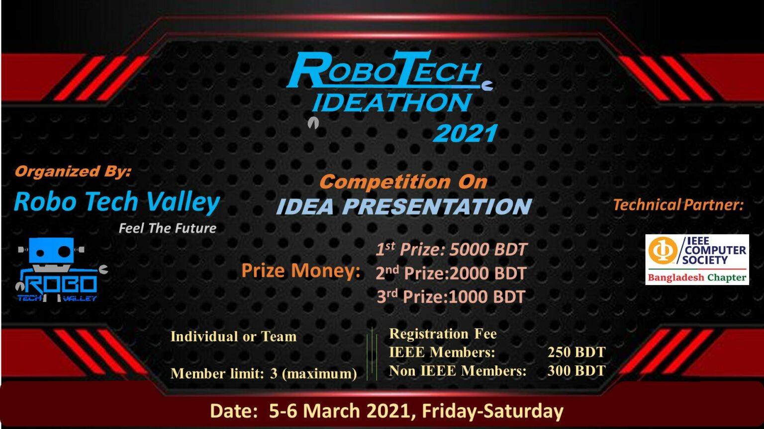 Robo Tech Valley presents Robo Tech Ideathon 2021 - Bangladesh