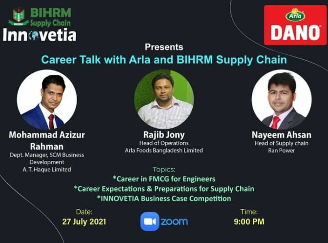BIHRM Supply Chain presents "Career talk with Arla and BIHRM Supply ...